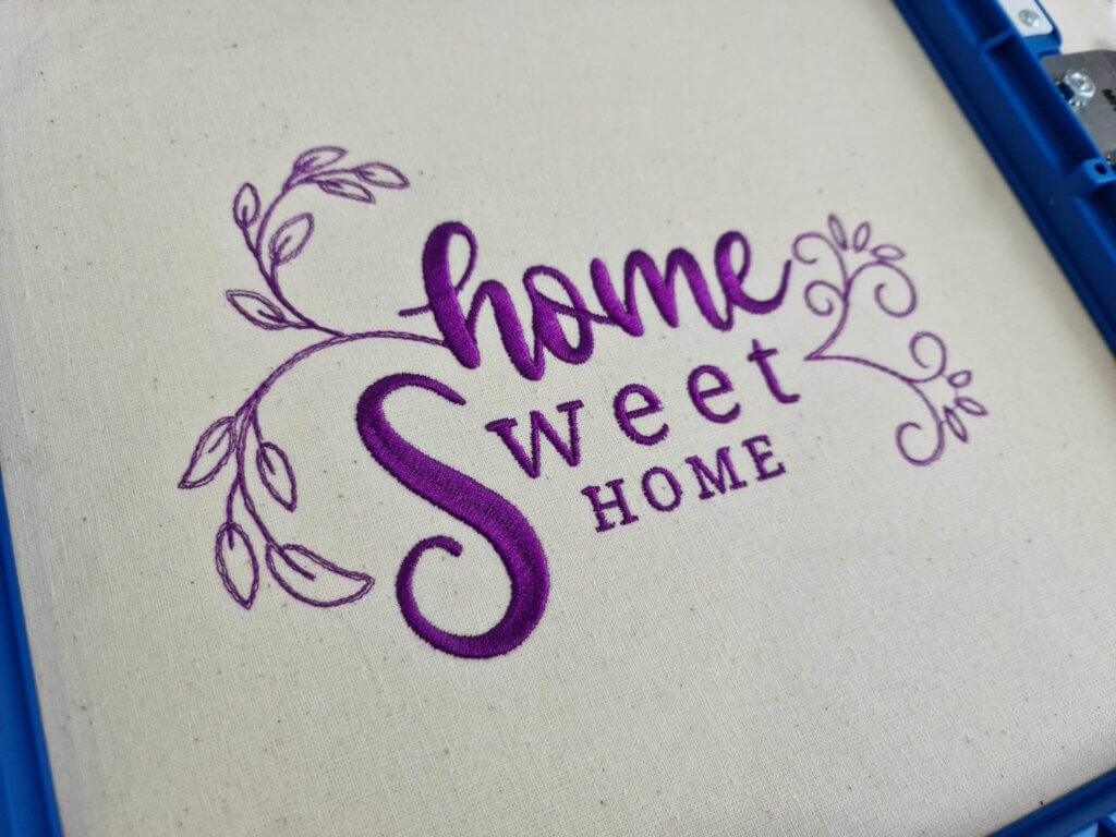 Home Sweet Home - Maschinensticken und Freebies